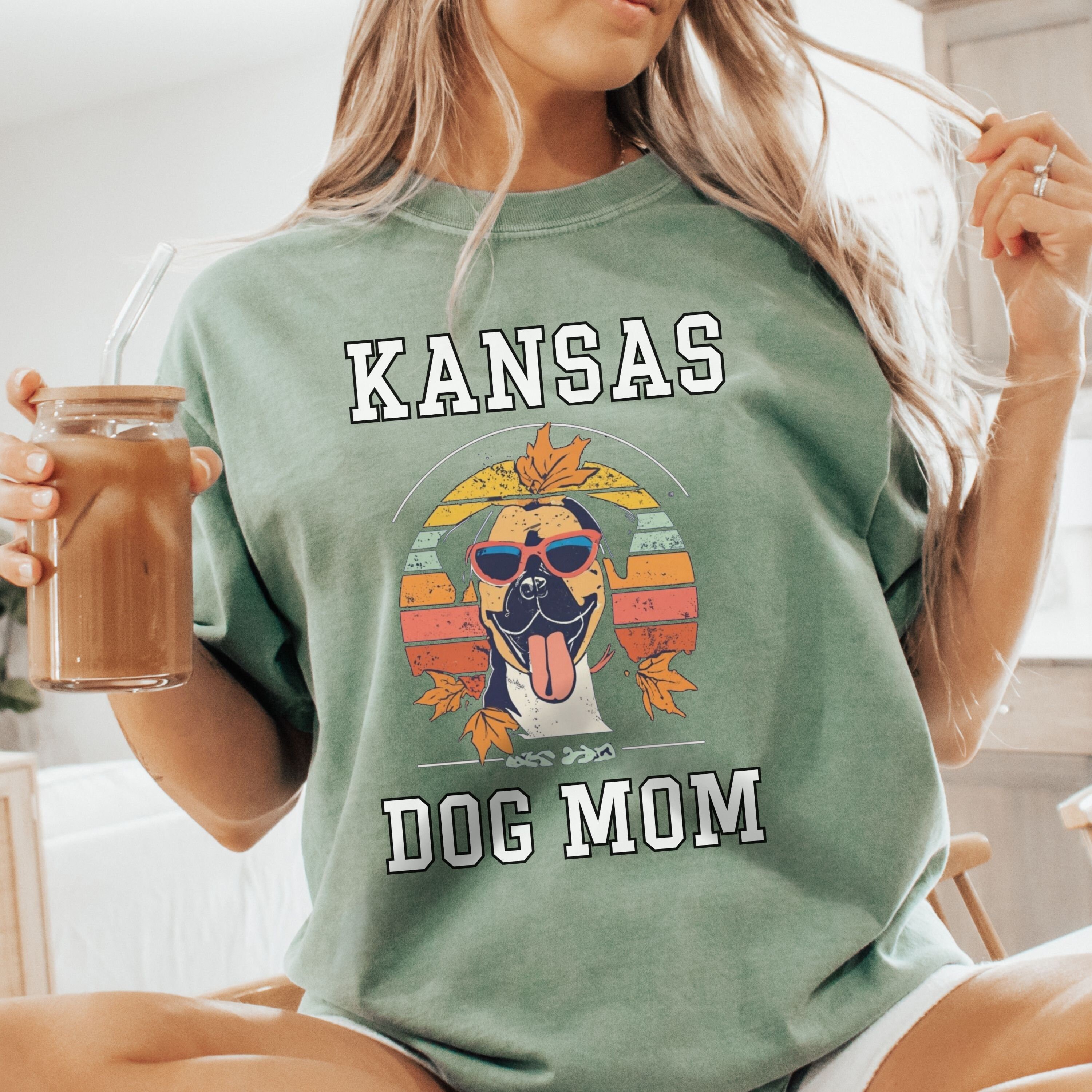 Kansas Dog Mom PNG Tshirt Pngs for Dog Lover Kansas Dog - Etsy