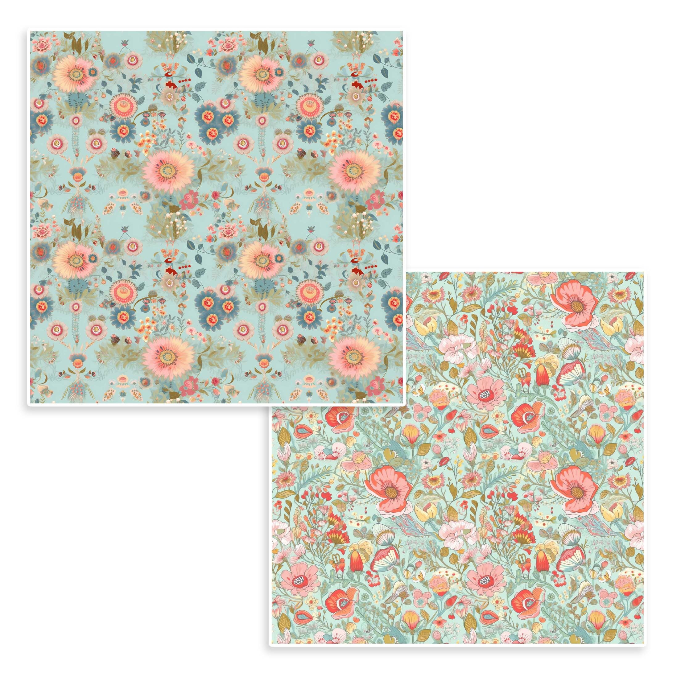 12 Soft Pastel Blossom Digital Papers Spring Floral - Etsy