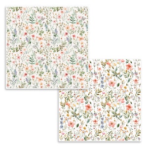 Watercolor Wildflower Patterns | 12 Spring Floral Illustrations (digital Download) - Etsy