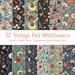 12 Seamless Spring Wildflowers | Watercolor Flower Backgrounds | Spring ...