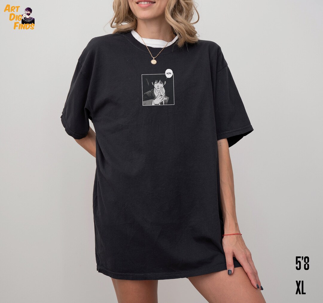 Minimalist Aki Kon Chainsaw Man Shirt,oversized Unisex T-shirt,subtle ...