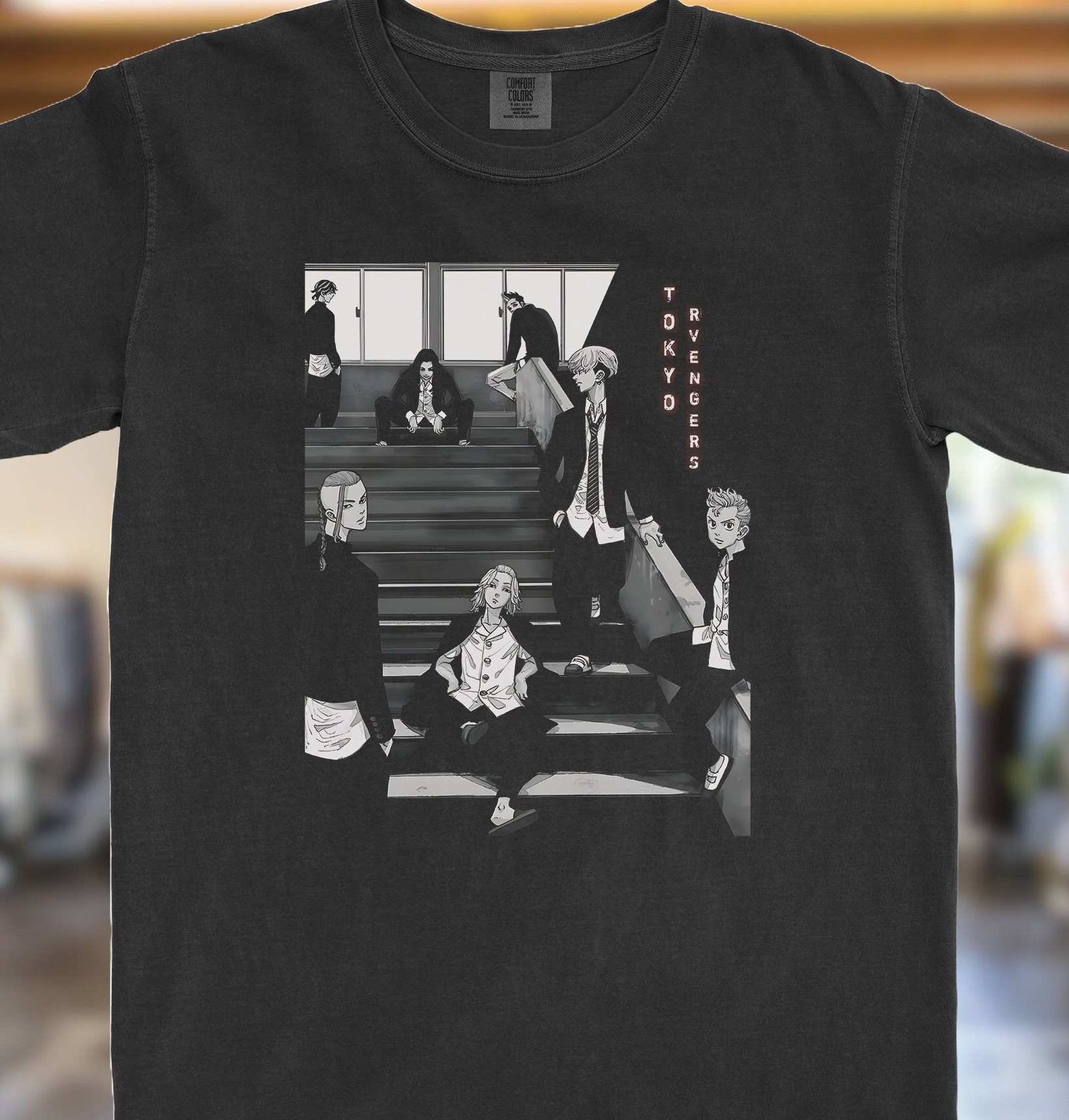 Tokyo Revengers Anime Shirt,subtle Anime Merch,garment Dyed,mikey Tokyo ...