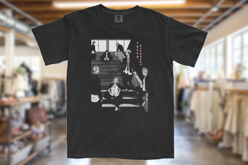 Tokyo Revengers Anime Shirt,subtle Anime Merch,garment Dyed,mikey Tokyo ...