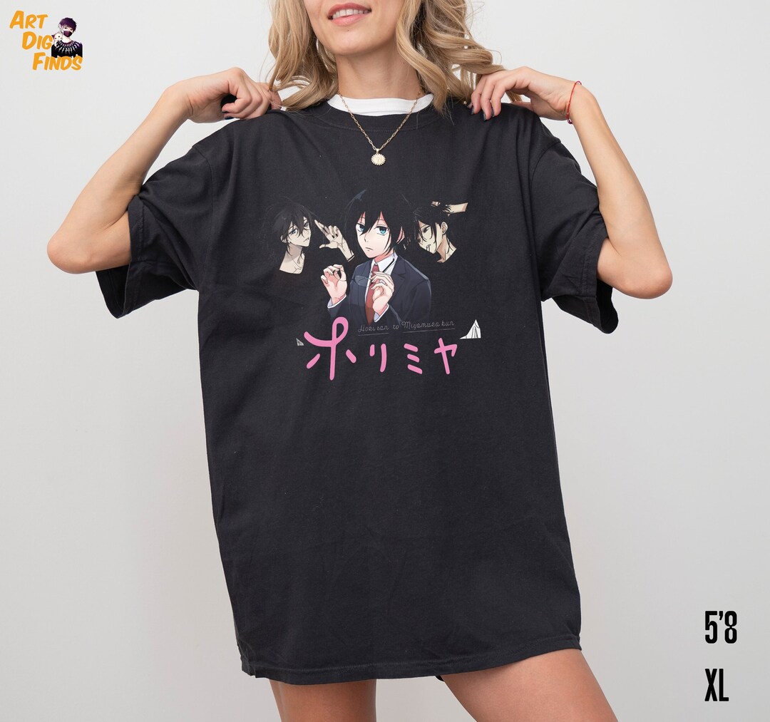 Miyamura Horimiya Shirt,oversize Anime Shirt,anime Clothes,cute Anime ...