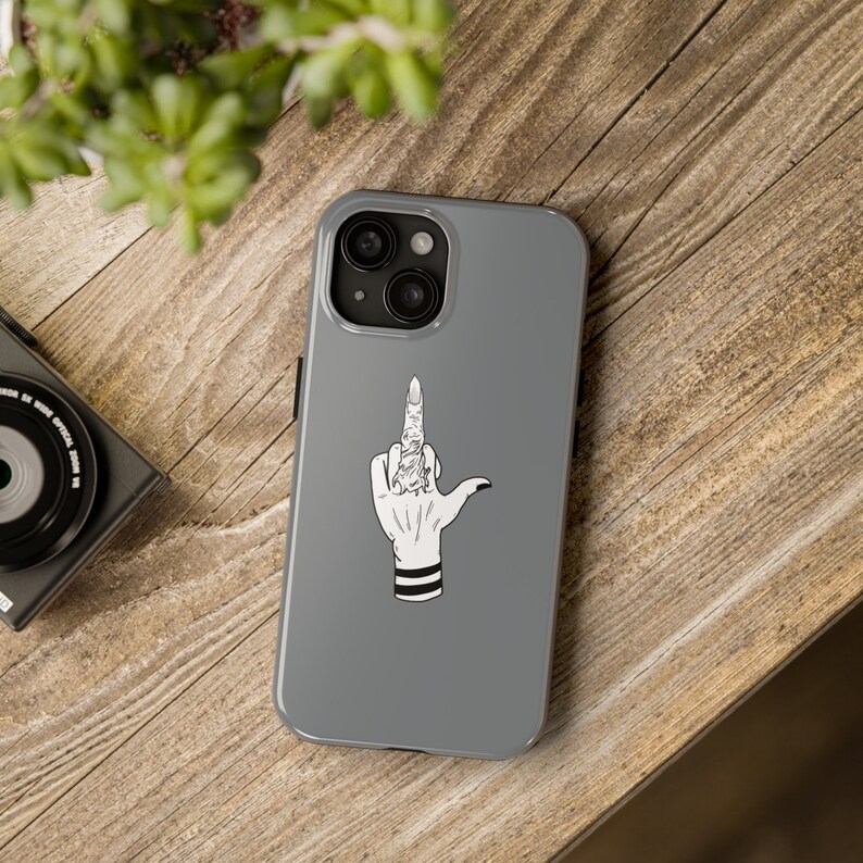 Minimalist Middle Finger Sukuna iPhone Case,custom Anime Phone Case ...