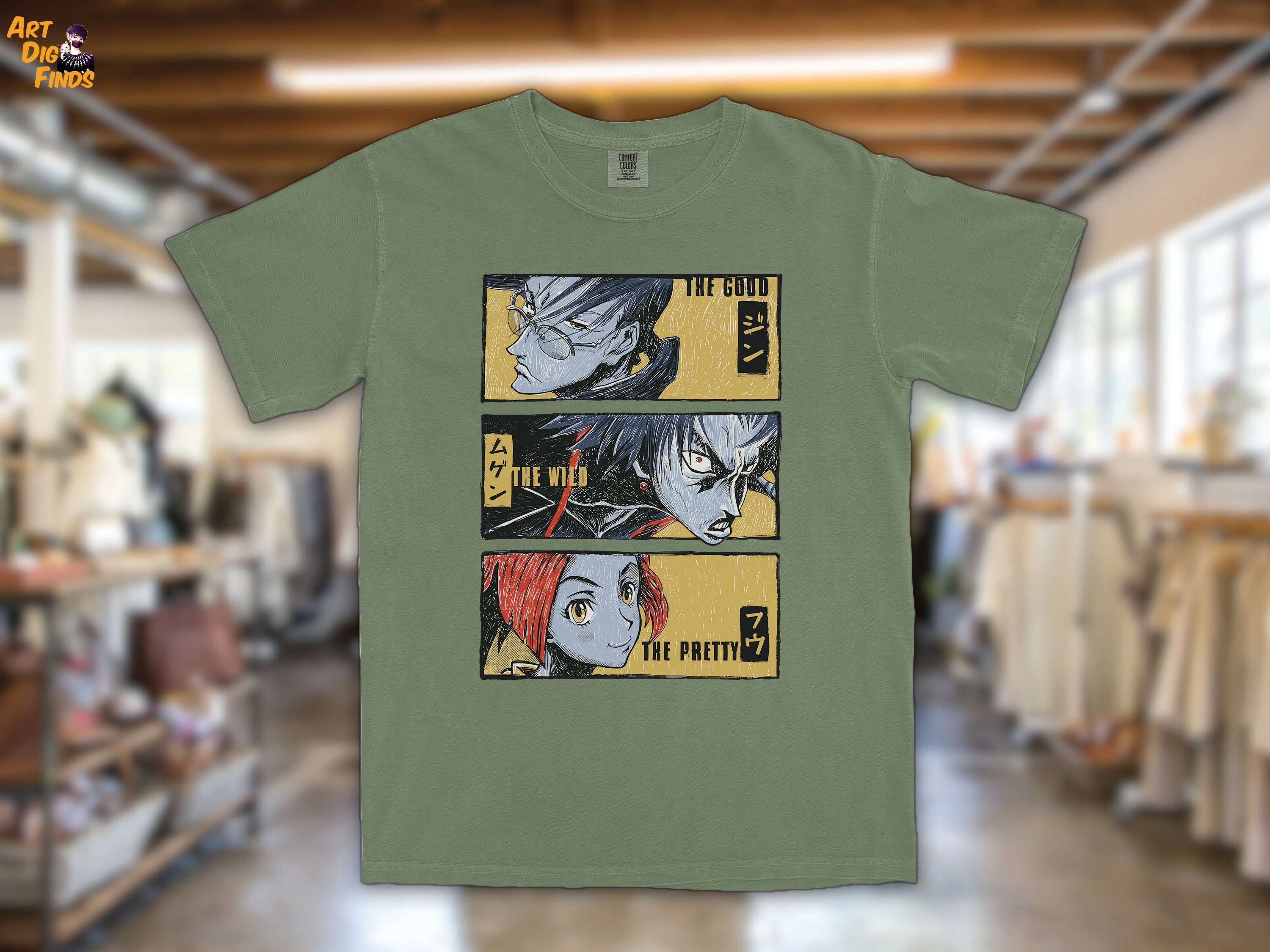 Iconic Samurai Champloo Shirt,mugen,jin,fuu Kasumi,unisex T-shirt,gift ...