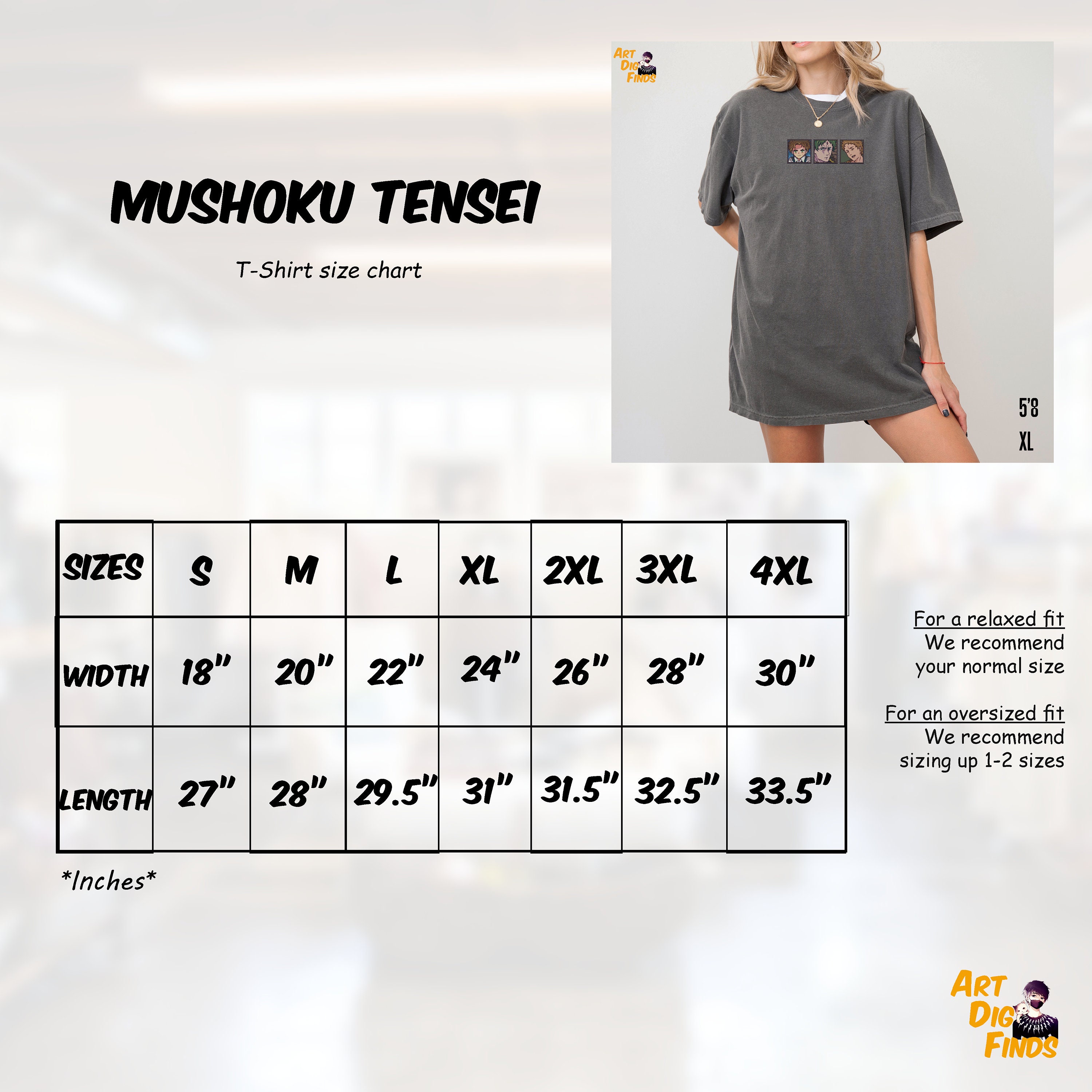 Pixel Art Mushoku Tensei Shirt,oversize Anime Shirt,jobless ...