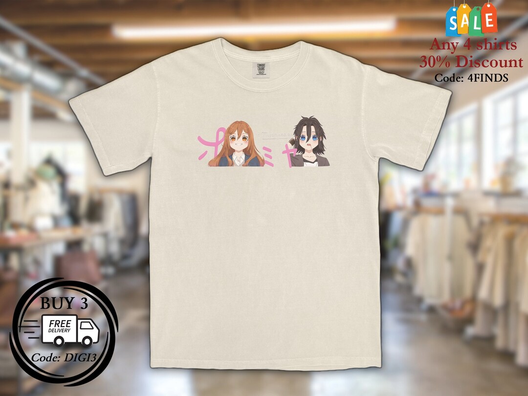 Horimiya Shirt,oversize Anime Shirt,anime Clothes,cute Anime Shirt ...