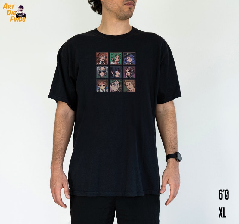 Pixel Art Mushoku Tensei Shirt,oversize Anime Shirt,jobless ...