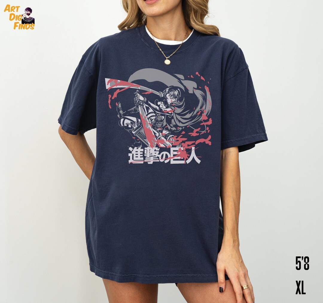 Levi Ackerman AOT Shirt,attack on Titan Shirt,titans Anime Tshirt,gift ...
