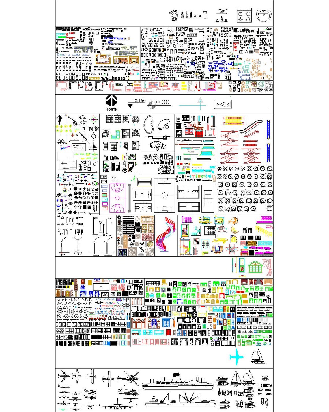 2D Autocad Architectural Drawing Symbols - Etsy
