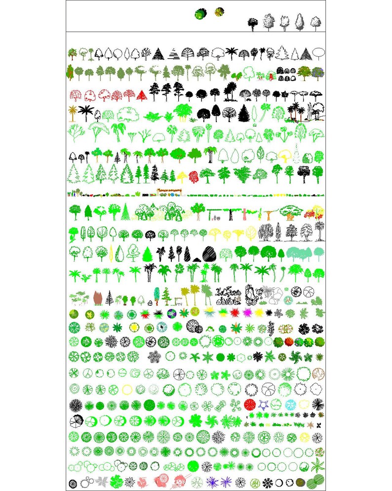 2D Autocad Architectural Drawing Symbols - Etsy