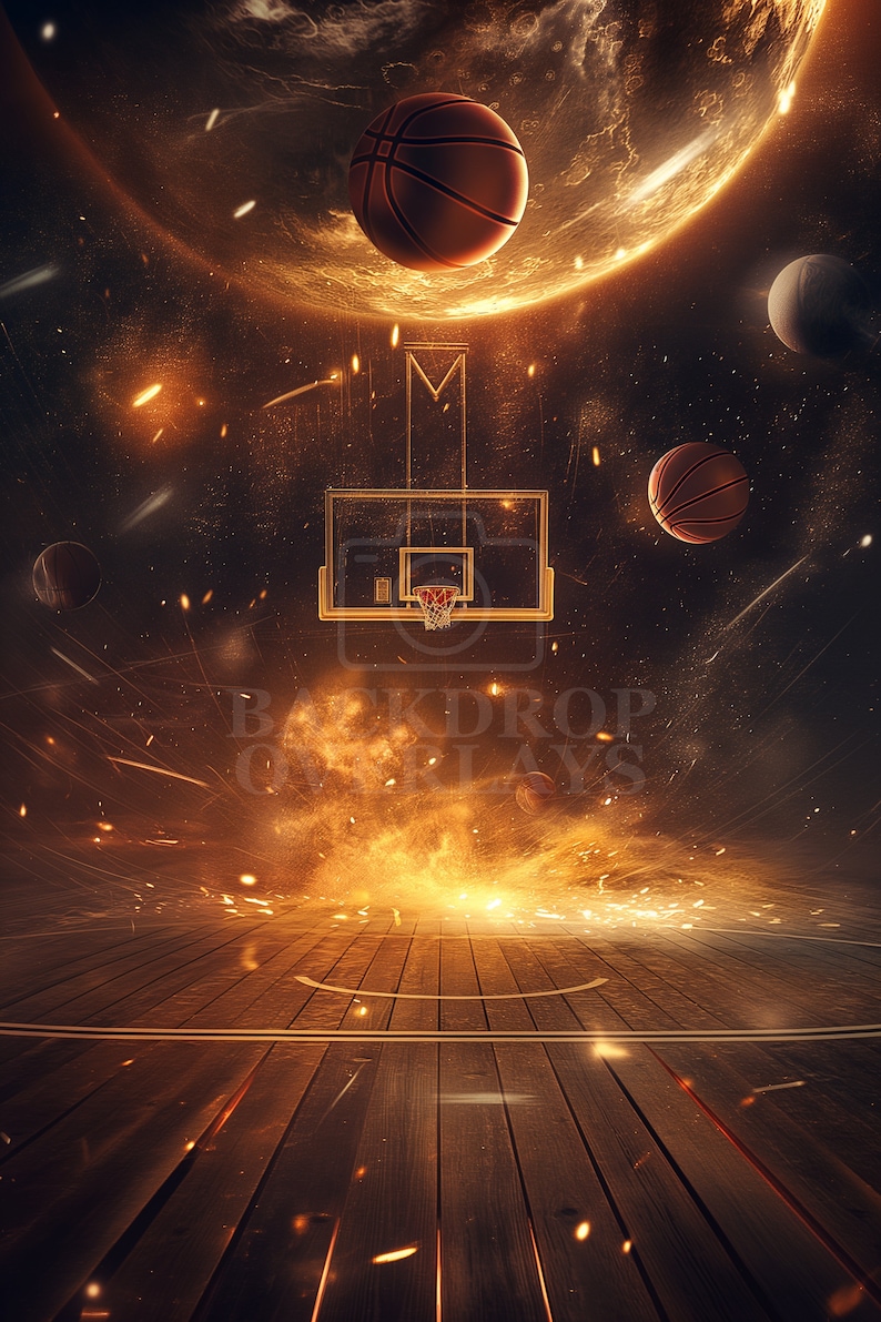 Basketball Digital Backdrop Sports Photography Background Basketball ...