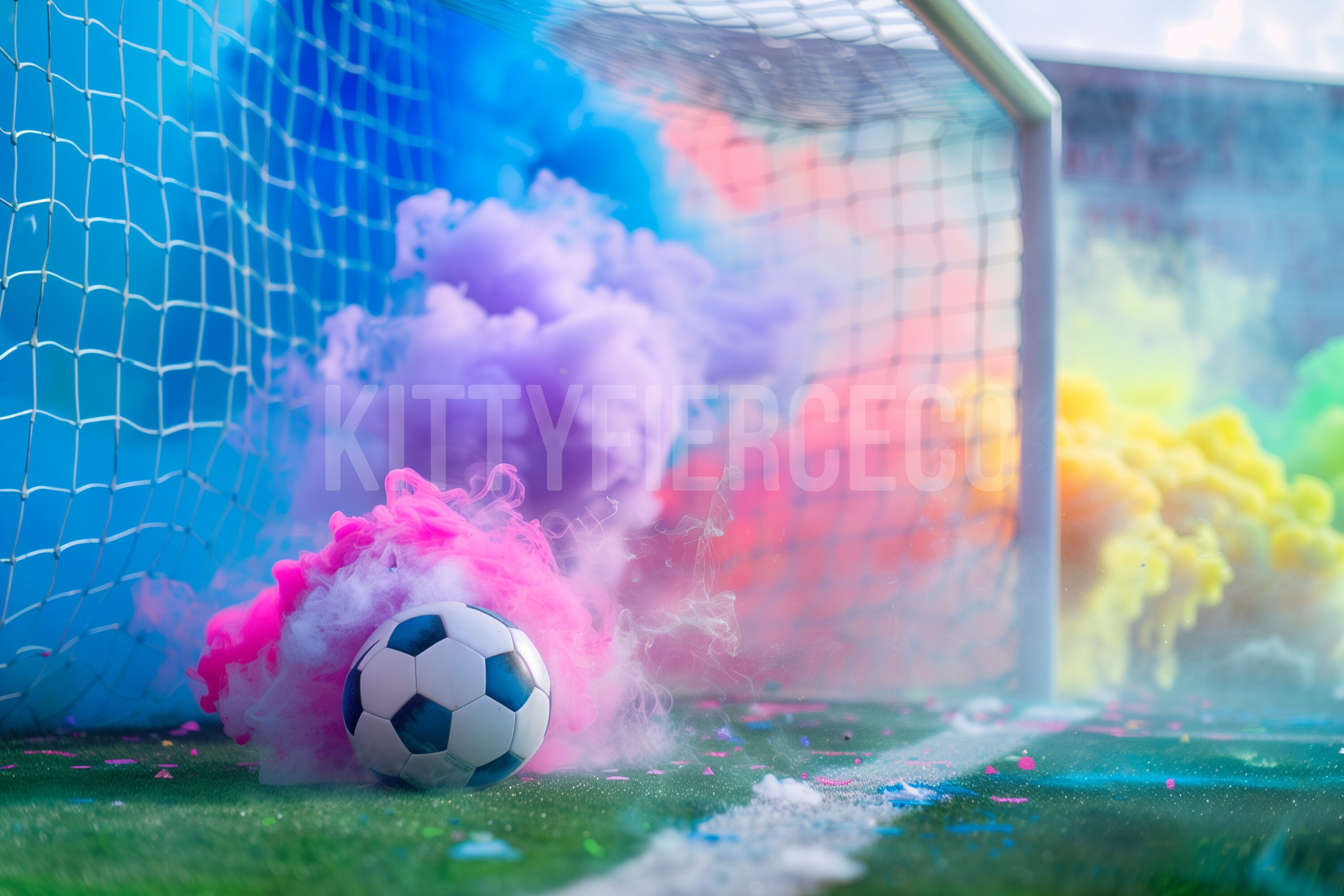 Soccer Digital Backdrop Soccer Goalie Digital Background Sports Photo ...