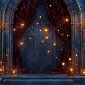 Magical Stage Digital Backdrop Cosplay Portraits Fantasy Photography ...