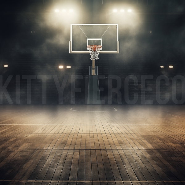 Basketball Backdrop - Etsy