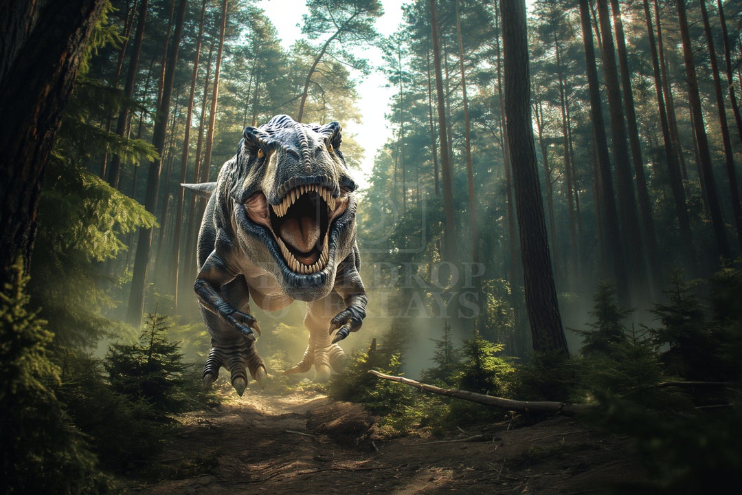 Dinosaur Digital Backdrop Fantasy Photography Background Whimsical ...