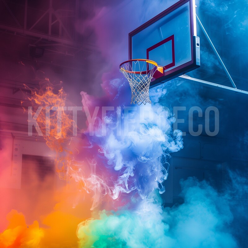 Basketball Backdrop - Etsy