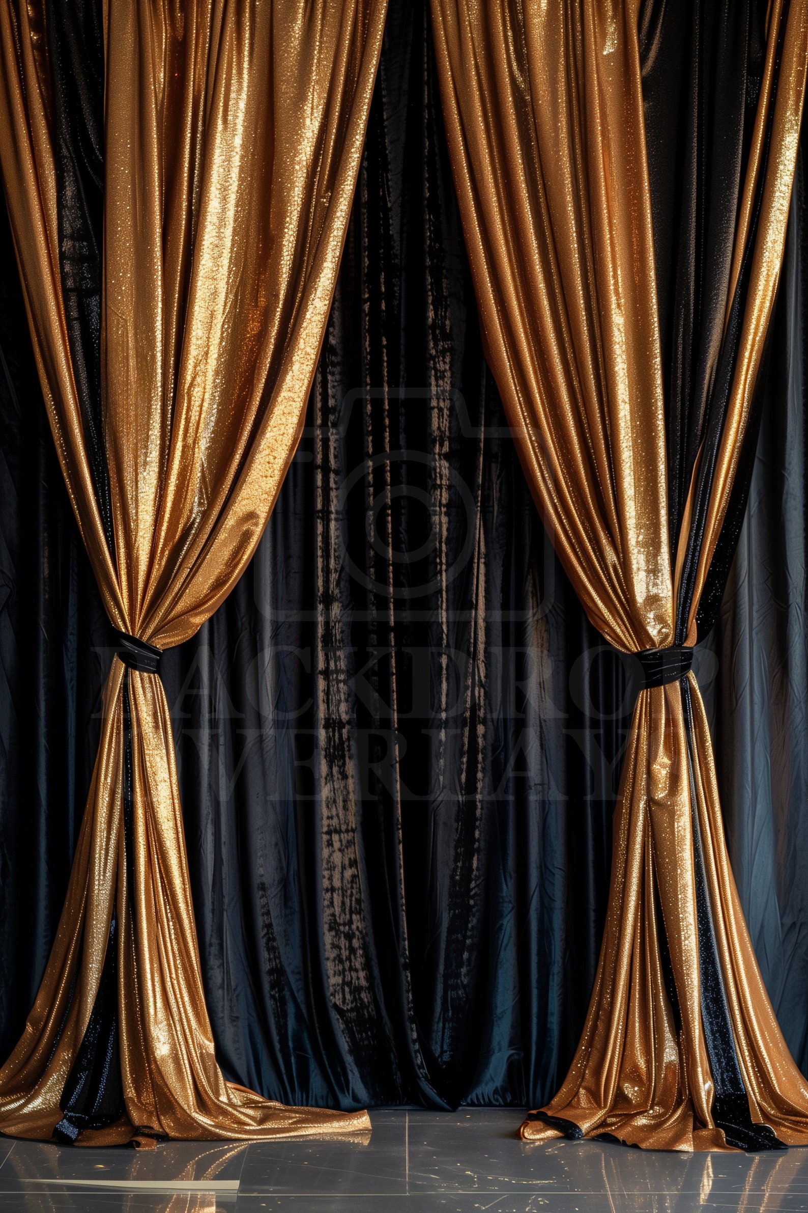 Graduation Digital Backdrop Formal Event Photography Background Gold ...