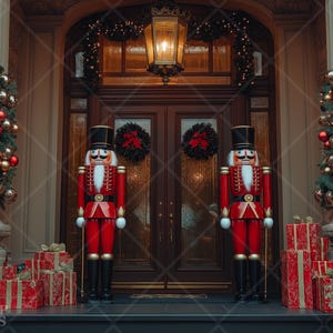 Nutcracker Christmas Digital Backdrop Holiday Portrait Photography ...