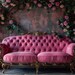 Floral Sofa Digital Backdrop Fine Art Photography Background Composite ...