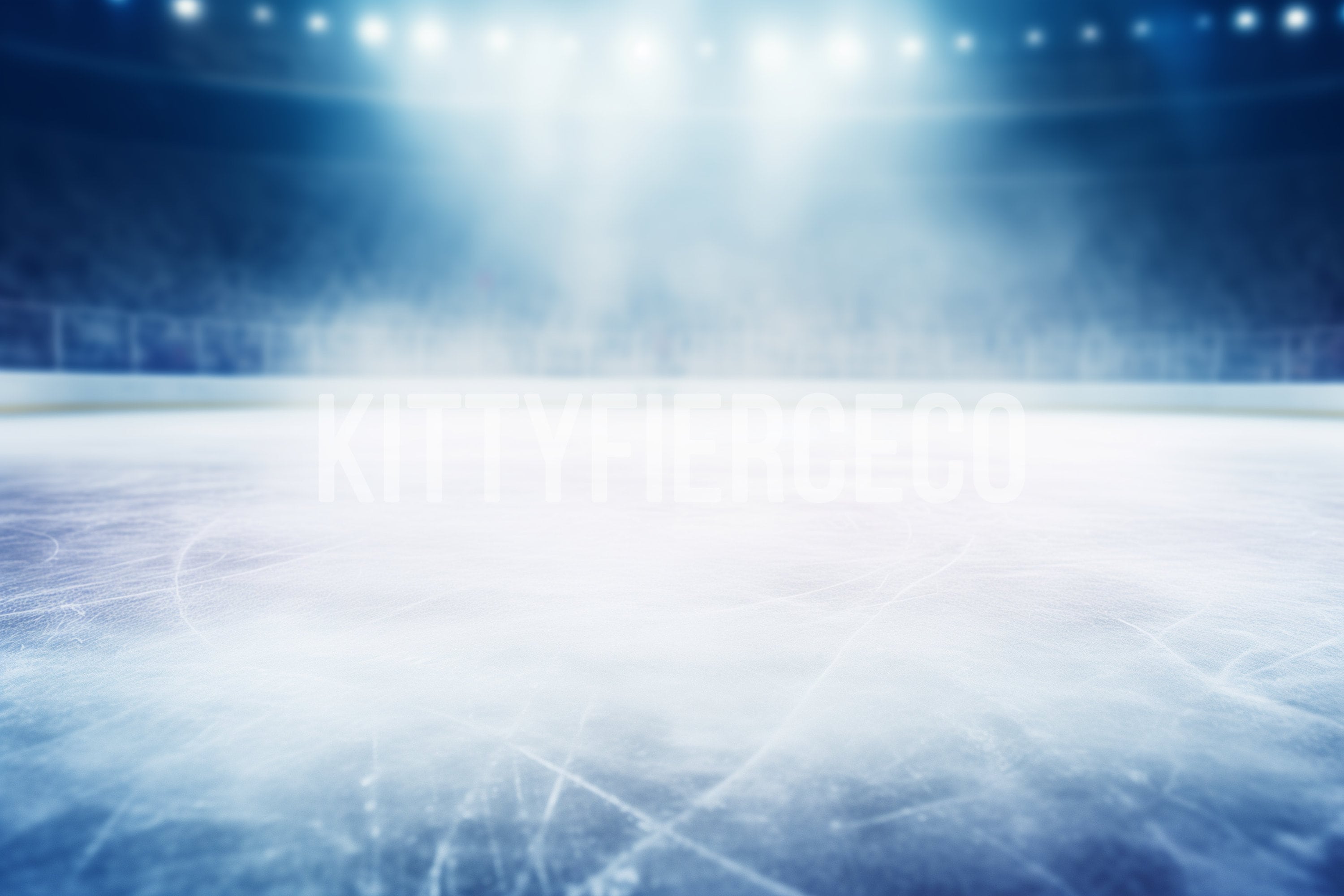 Hockey Digital Backdrop Ice Rink Digital Background Goalie Sports ...