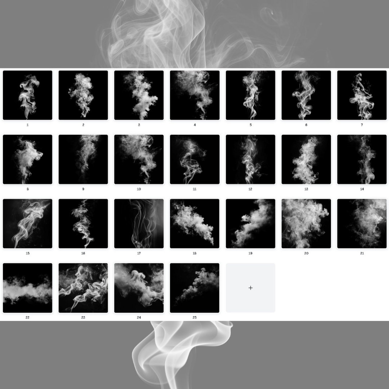 Smoke Overlays Photoshop White Smoke Texture Effects PNG Backdrop ...