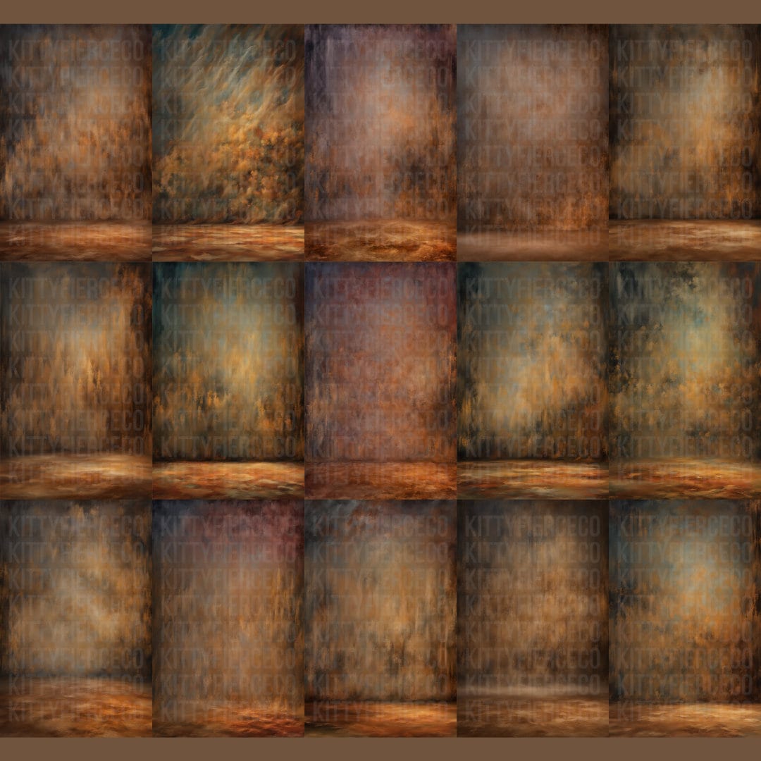 Old Master Style Digital Backdrops Autumn Brown Fine Art Textured ...