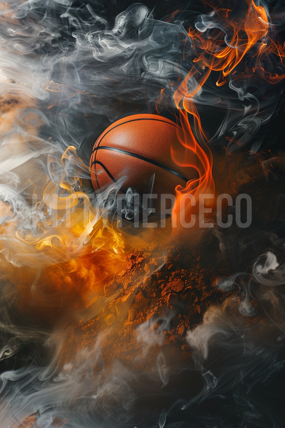 Basketball Digital Backdrop Basketball Digital Background Sports Photo ...