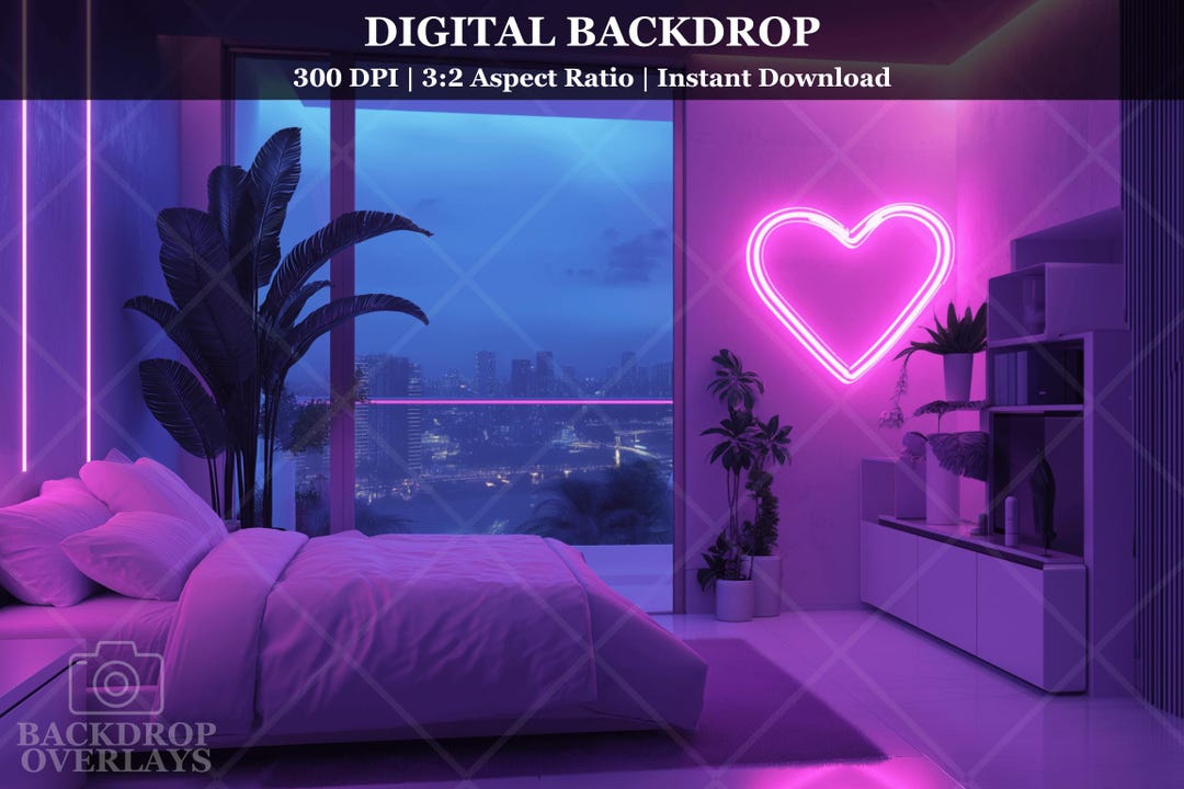 Streamer Digital Backdrop Home Office Virtual Meeting Background ...