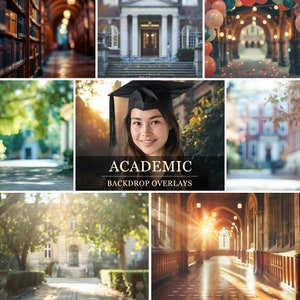 Graduation Digital Backdrops Professional Headshot Soft Focus ...