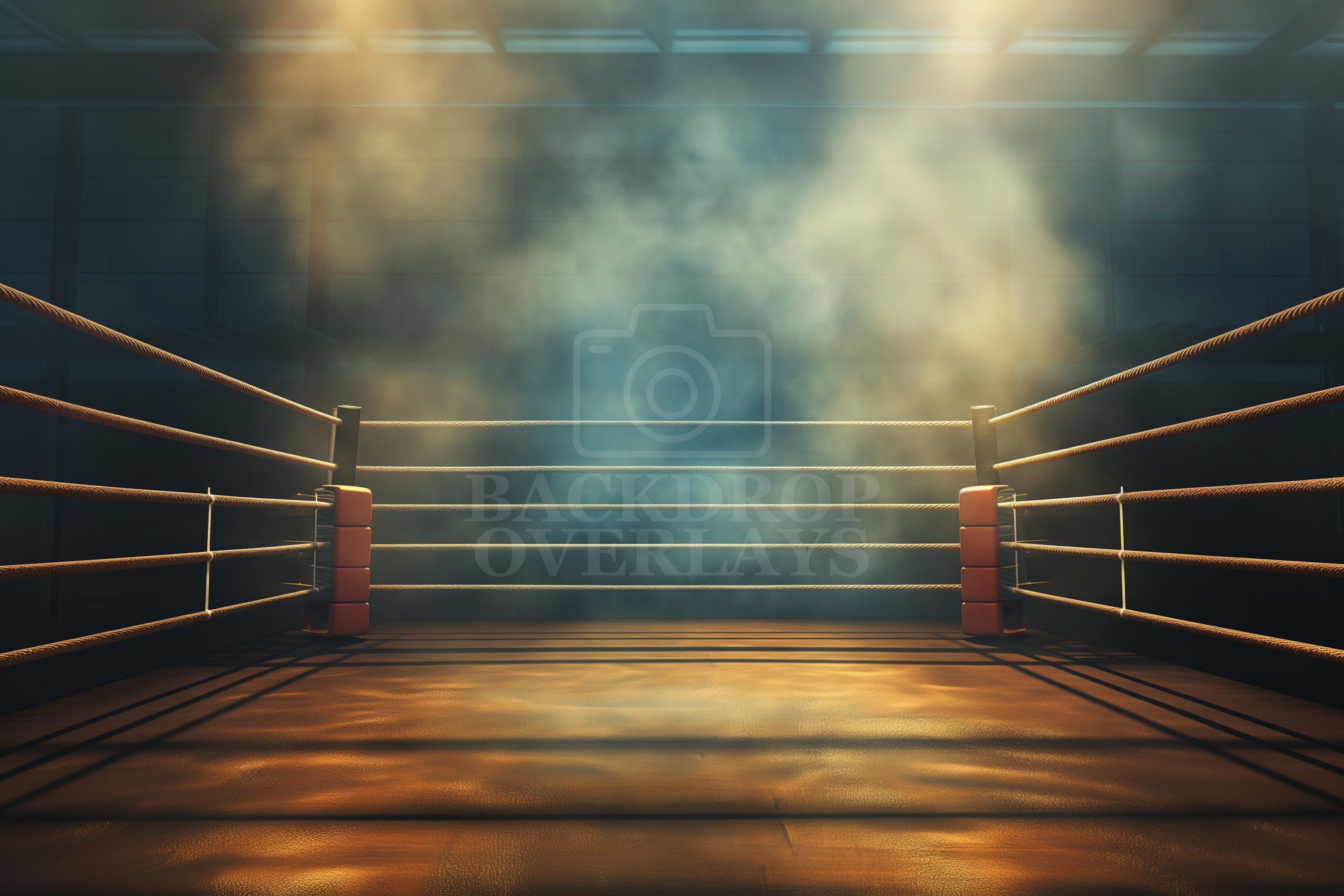 Boxing Ring Digital Backdrop Sports Poster Background Professional ...