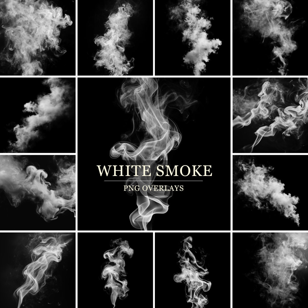 Smoke Overlays Photoshop White Smoke Texture Effects PNG Backdrop ...