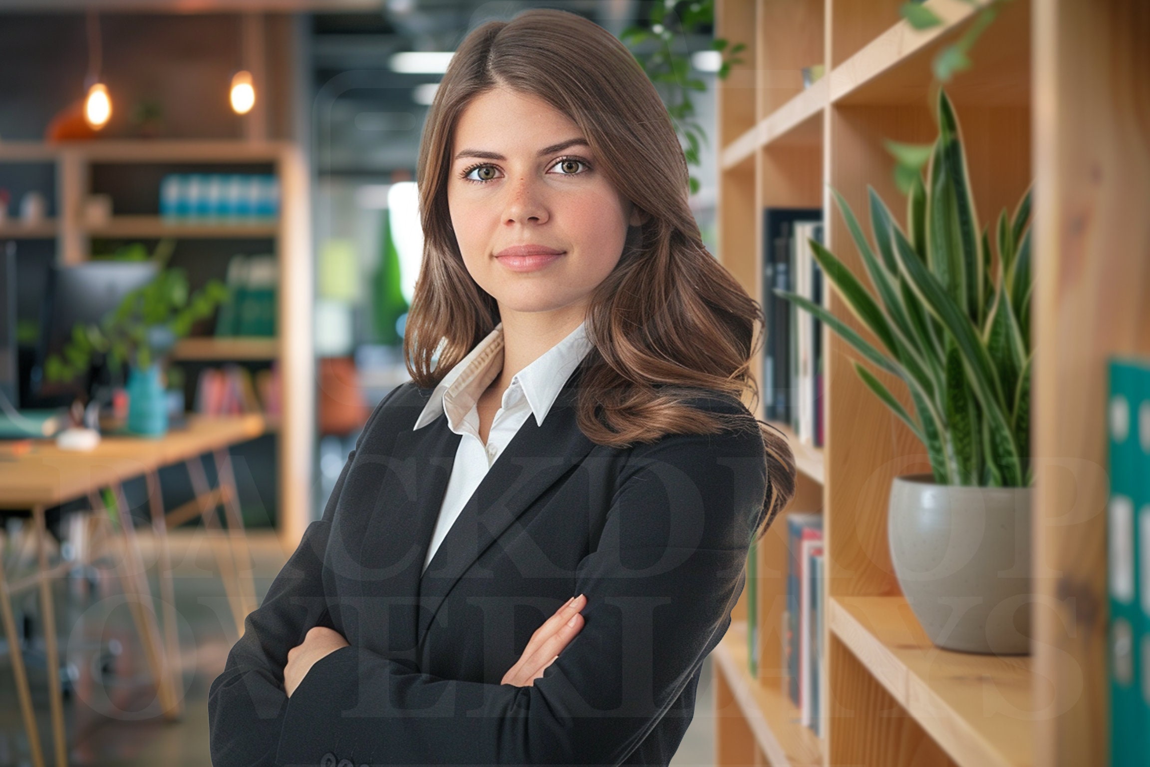 Modern Office Digital Backdrops Soft Focus Blurred Digital Backgrounds ...