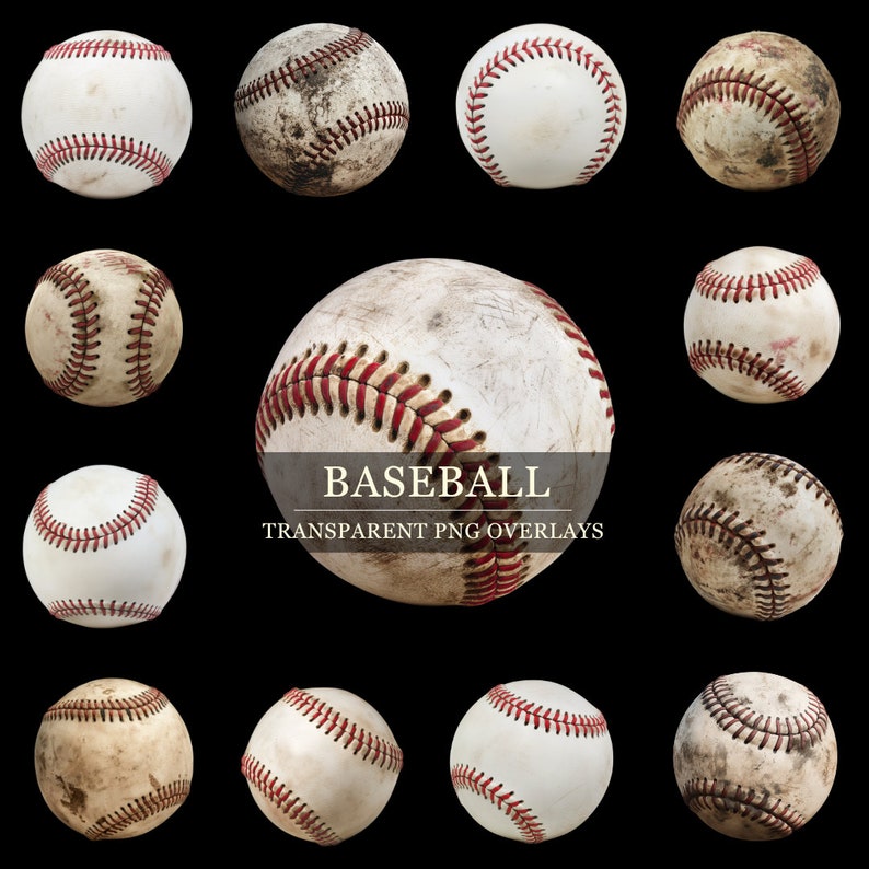 Baseball Transparent PNG Overlays Vintage Baseball Clipart Sports ...