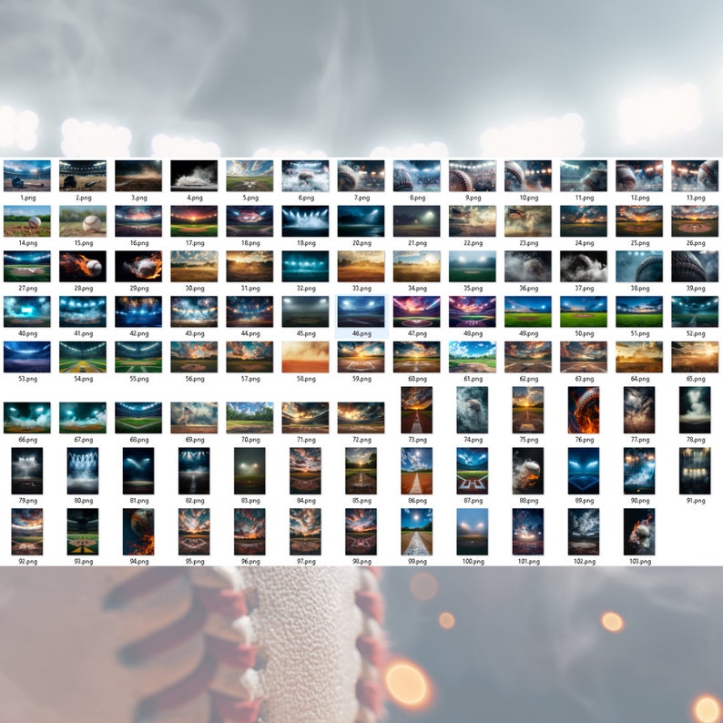 Baseball Field Digital Backdrop Sports Team Photography Background ...