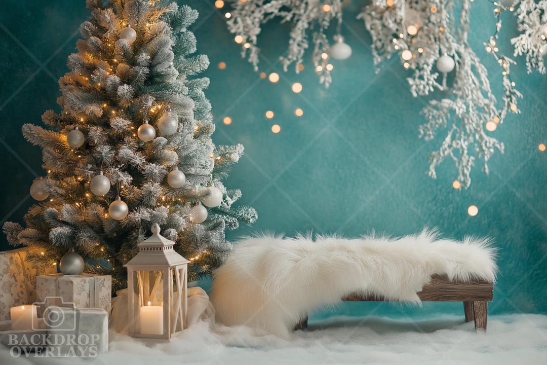 Christmas Digital Backdrop Holiday Portrait Photography Background Studio Photo Prop - Etsy