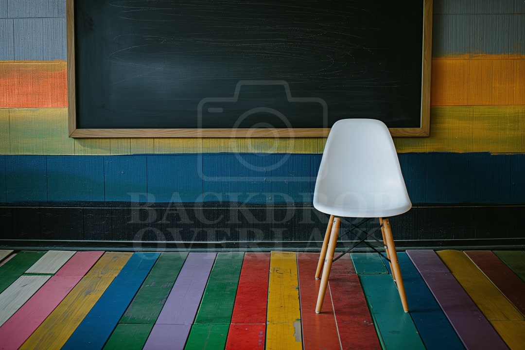 School Portrait Chalkboard Backdrop Graduation Photography Background ...