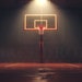 Basketball Digital Backdrop Red Black Basketball Court Photography ...