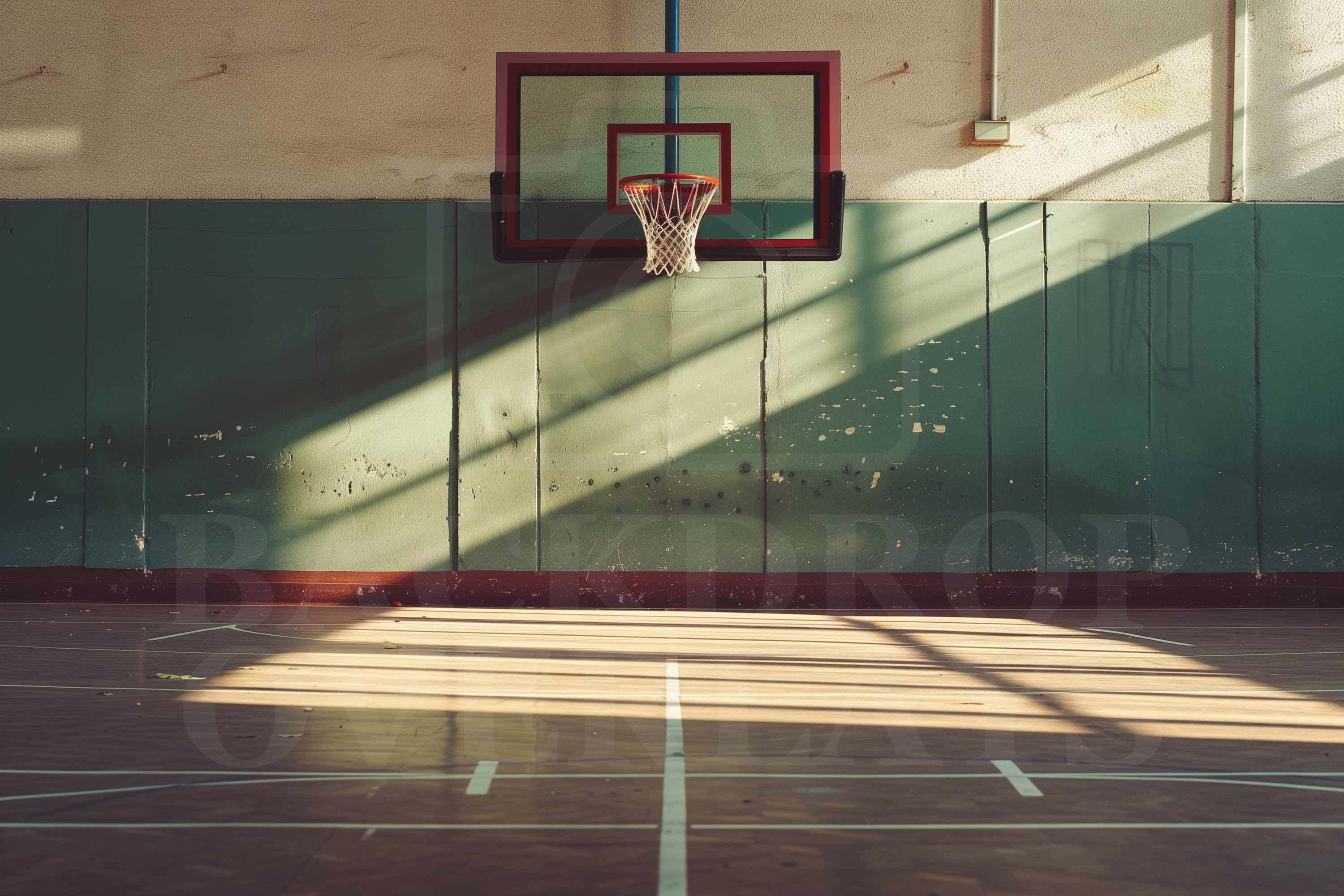 Basketball Digital Backdrop Basketball Court Digital Background ...