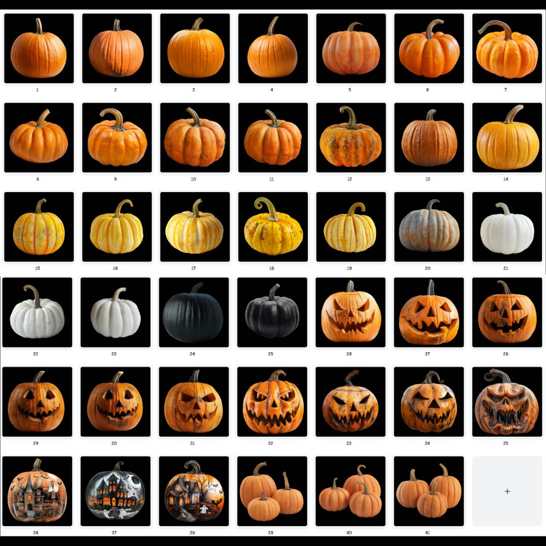 Pumpkin Overlays Transparent PNG Halloween Clip Art Jack O Lantern ...