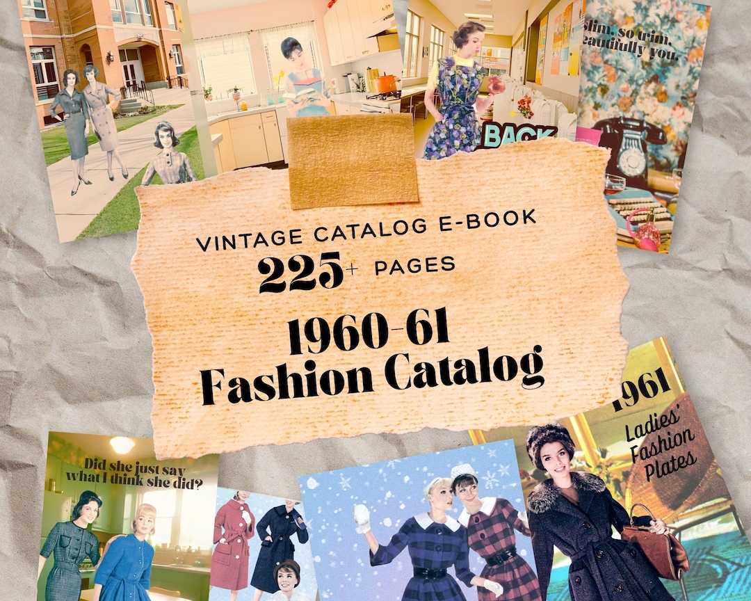 1960-61 Vintage Fashion Catalog: Retro Ladies Clothing Ephemera (PDF ...