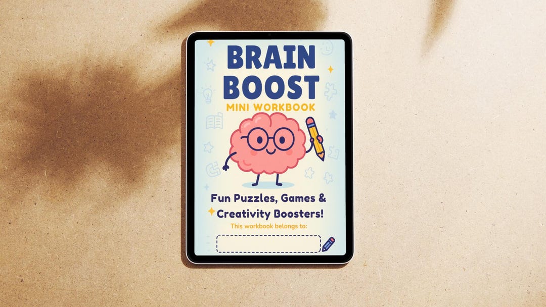 Brain Boost Mini Workbook - Etsy