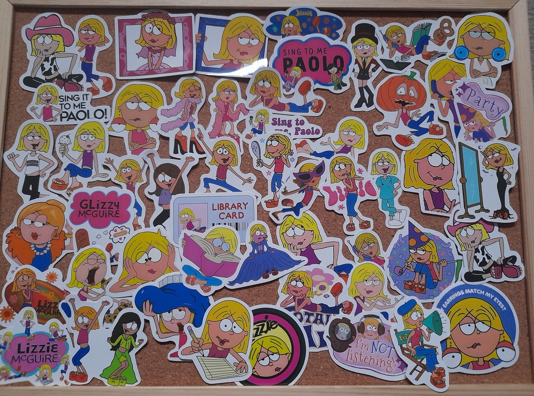 5 Lizzie Mcguire Stickers Bundle - Etsy