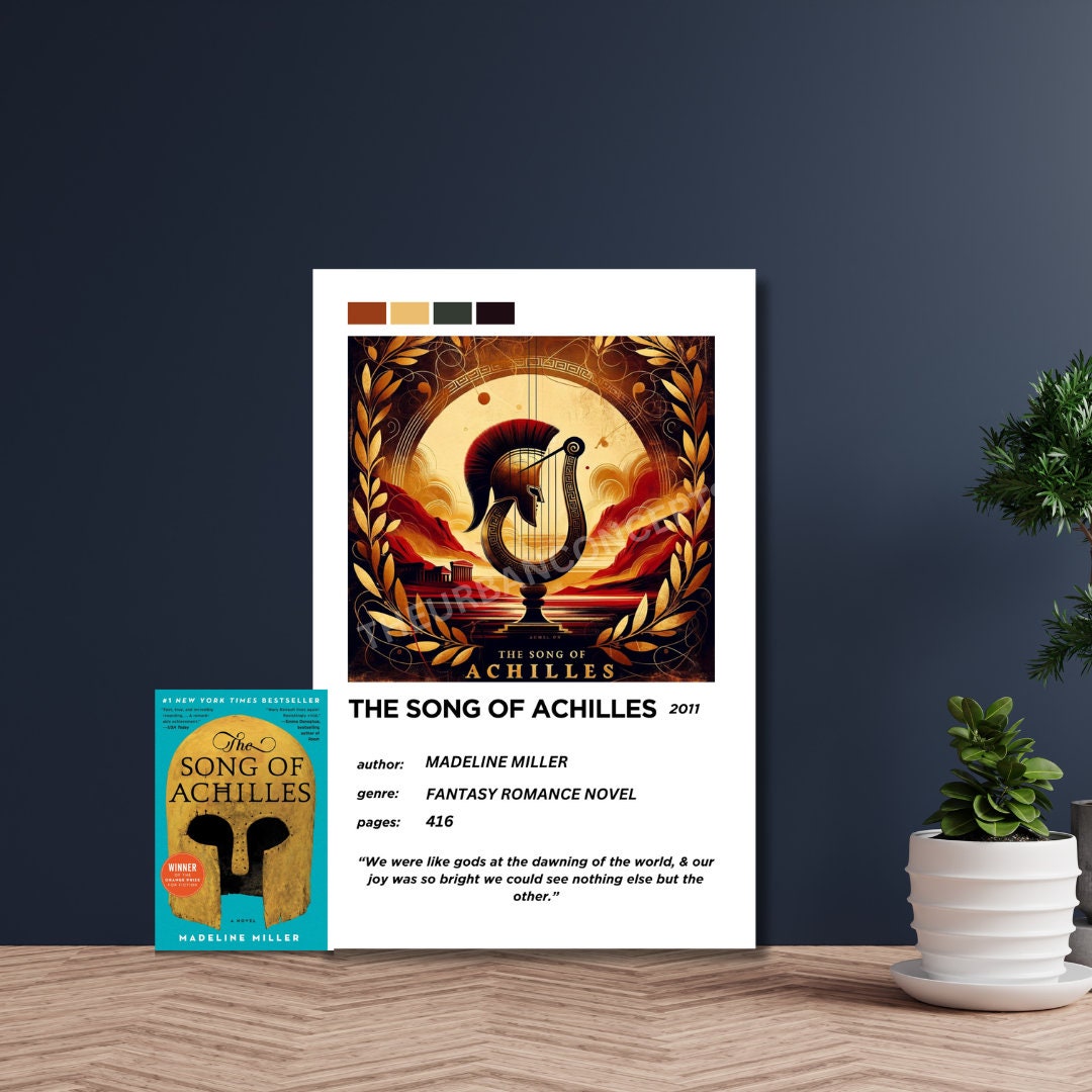 The Song of Achilles Polaroid Poster by Madeline Miller Digital ...