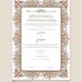 A4 Nikkah Certificate Islamic, Nikah Nama, Muslim Marriage Wedding ...