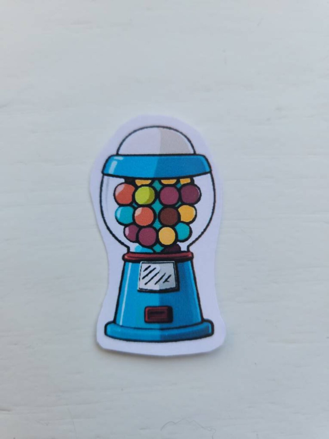 Blue Gumball Machine Sticker - Etsy