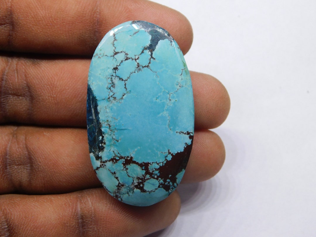 100% Rare Turquoise Cabochon High Quality Blue Turquoise Loose - Etsy