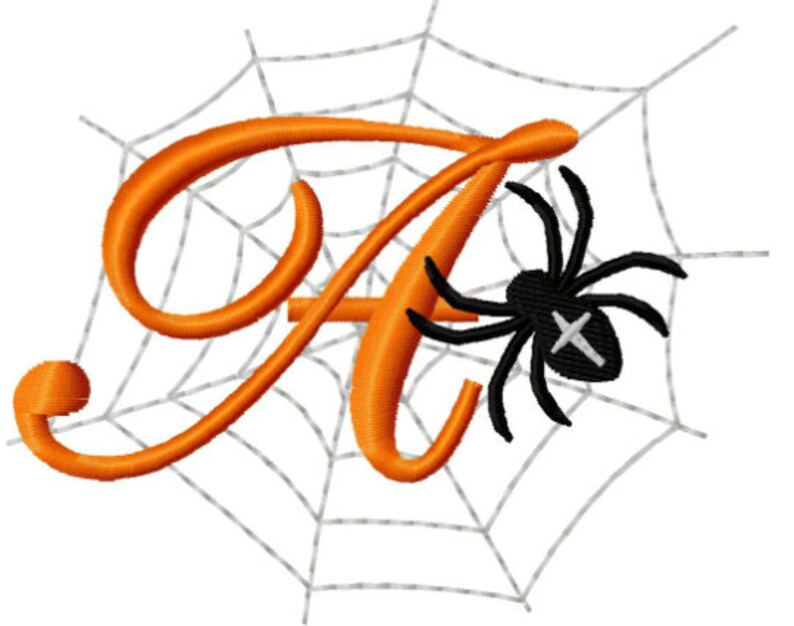 Alphabet Spider Complete No.21 Letters 4x4hoop - Etsy