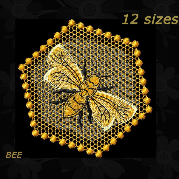 Bee Embroidery - Etsy